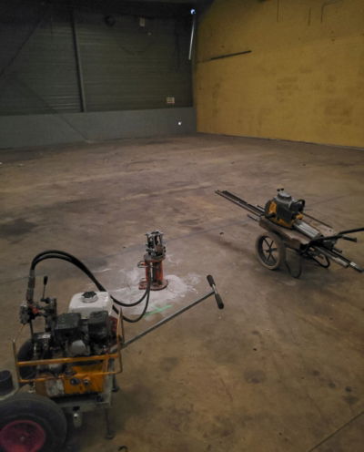 Atech Environnement - Investigation des sols au carottier battu portatif